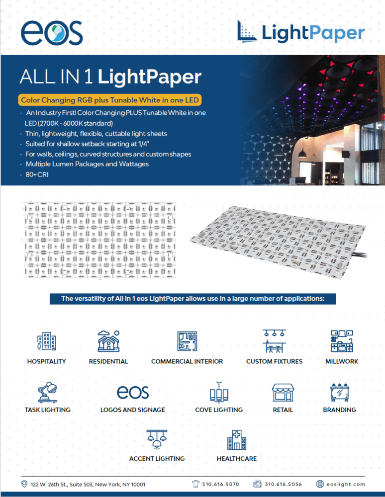 Specification Sheets - EOSLight