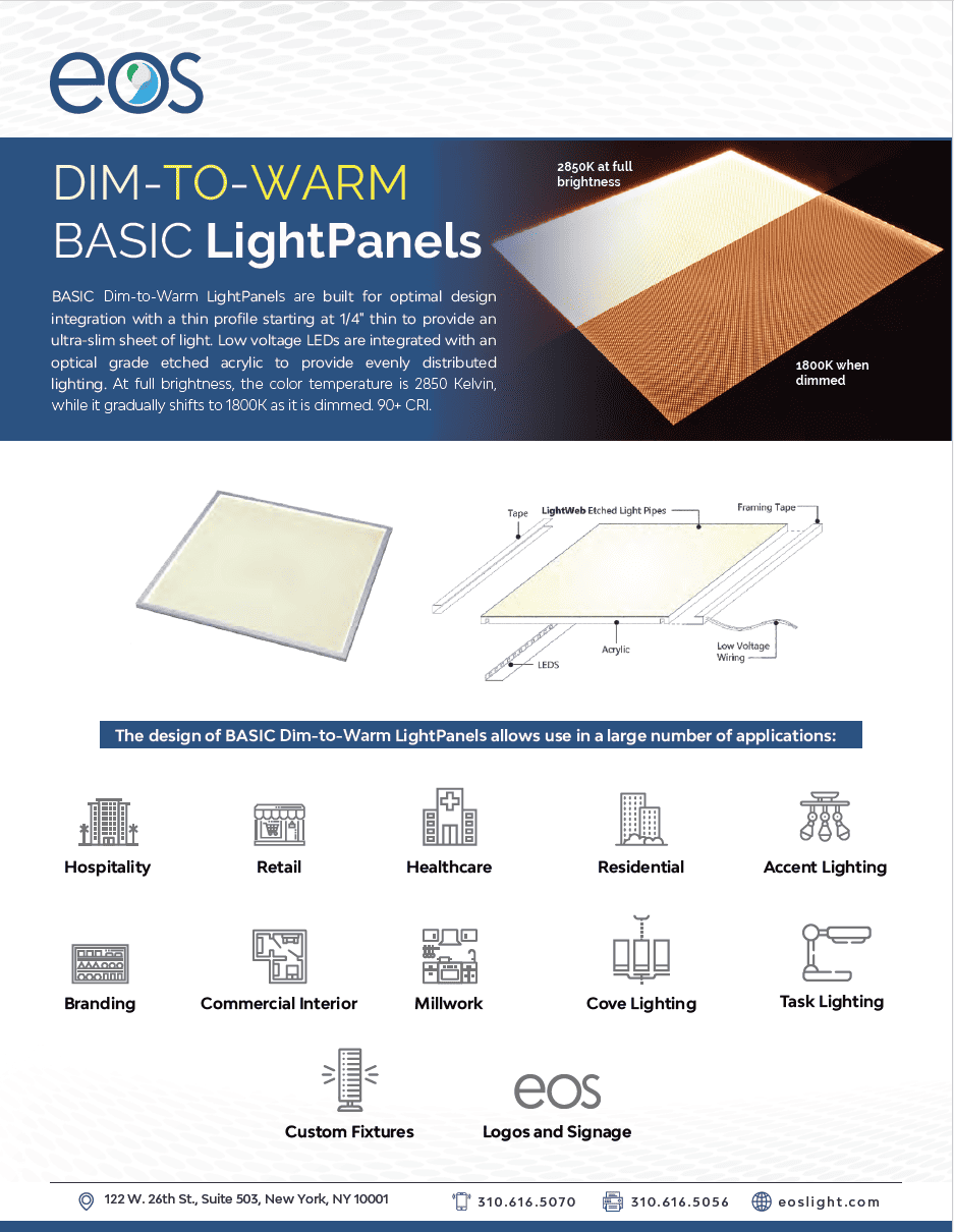 Specification Sheets - EOSLight