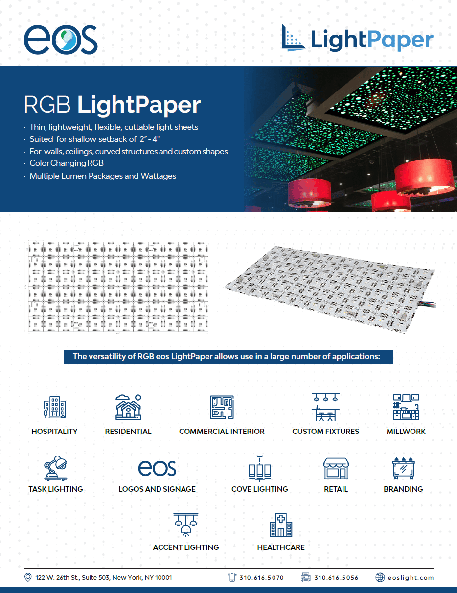Specification Sheets - EOSLight